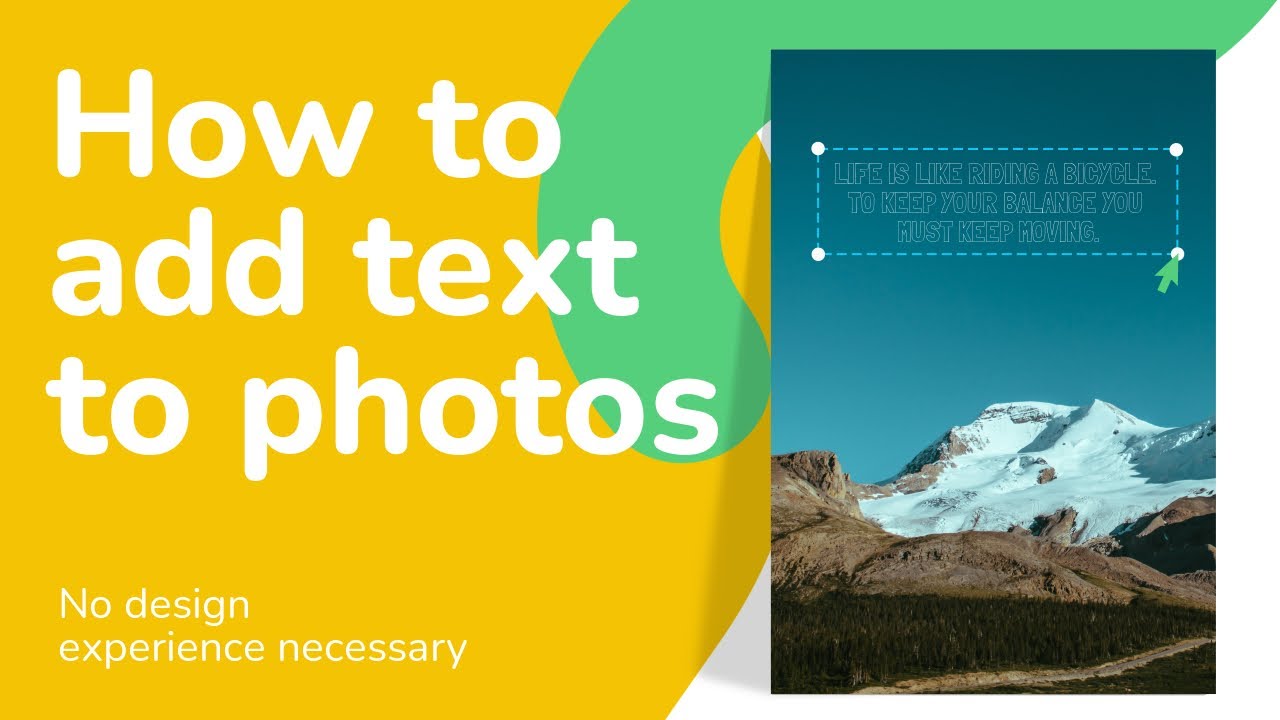 How To Add Text To Photos In Minutes No Skills Required YouTube How To Add Text To Photos In Minutes No Skills Required YouTube