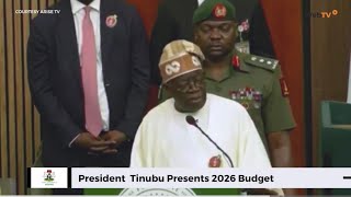 President Tinubu Presents Nigeria S 2026 Budget Full Speech 19 December ...
