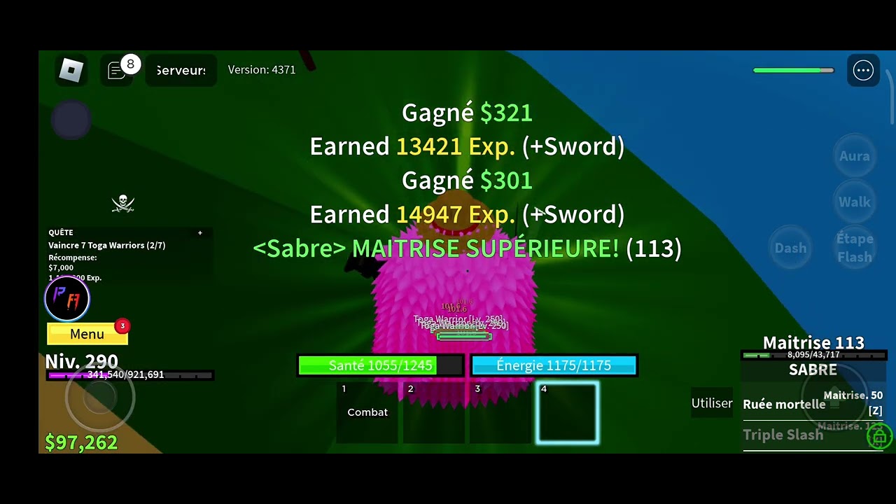 présentation de mon autofarm blox fruit - YouTube