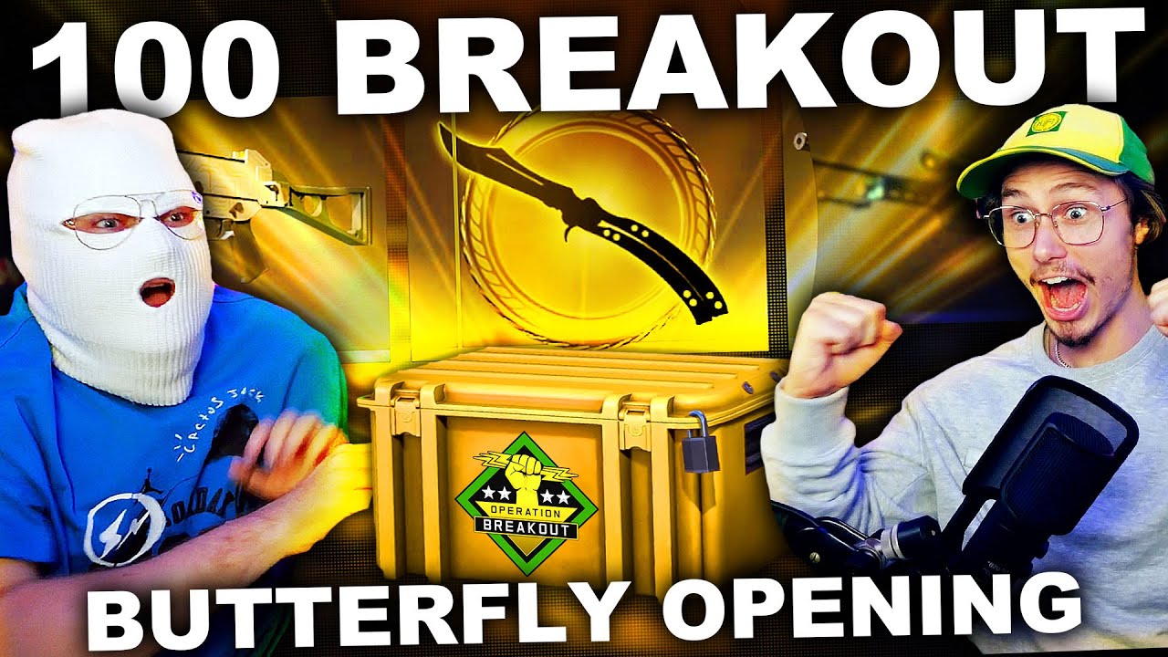 100 Breakout Cases KNIFE UNBOXING with @Anomaly - YouTube