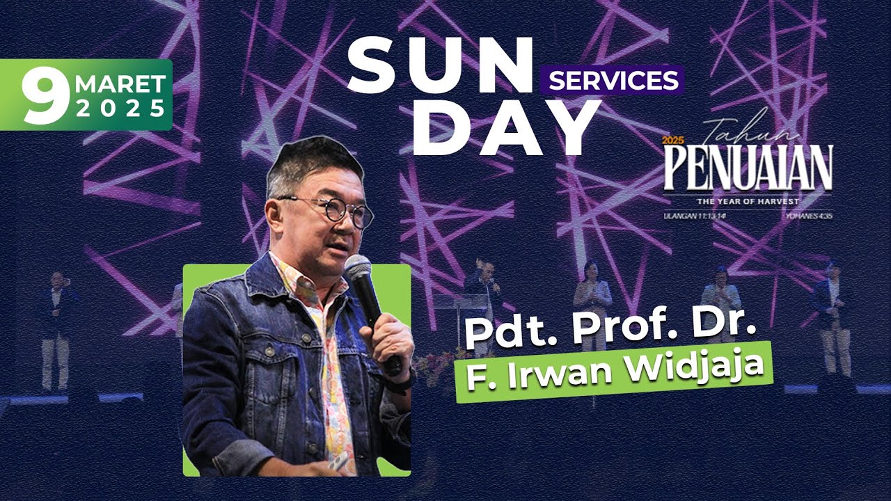 Pdt. Prof. Dr. F. Irwan Widjaja - IR 9 Maret 2025 - H.O.G Main Hall ...