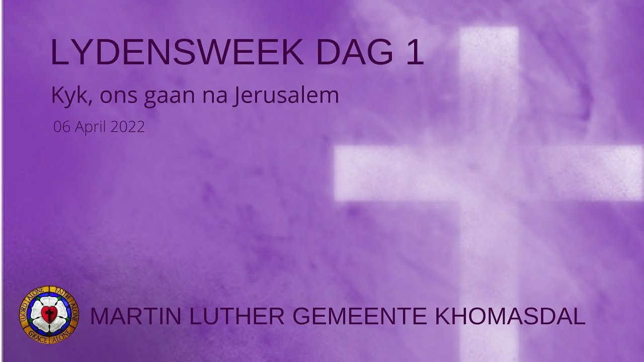 Lydenstyd Erediens Dag 1, 06 April 2022 - YouTube