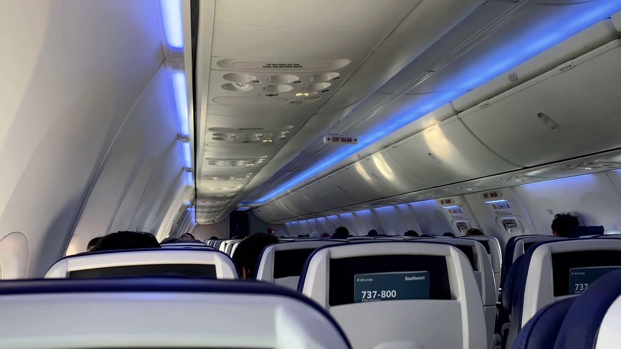 Southwest Airlines Inside At Night