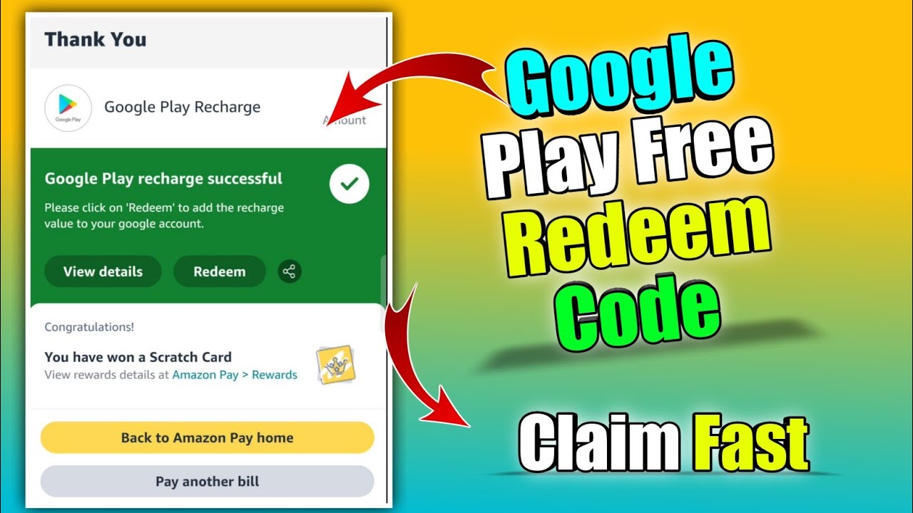 Google Play Free Redeem Code Claim Fast | How To Buy Google Play Redeem ...