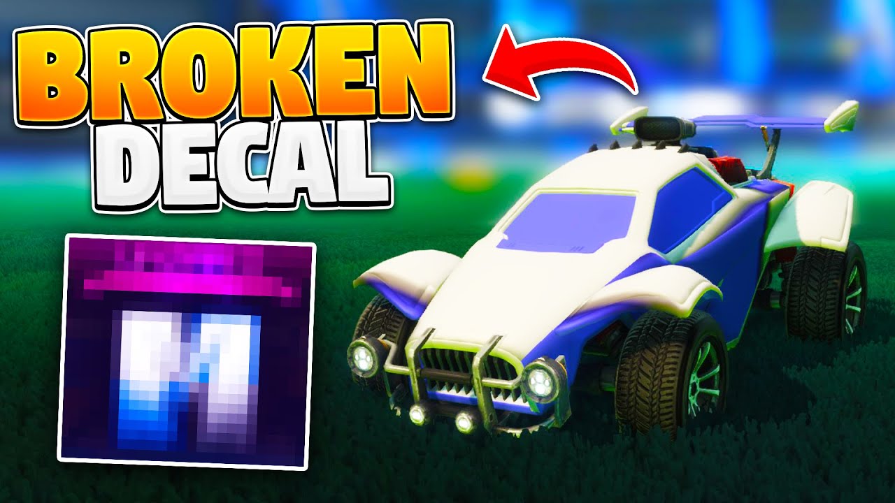 INSANE GLITCHED TEXTURE DECAL On Rocket League! - YouTube
