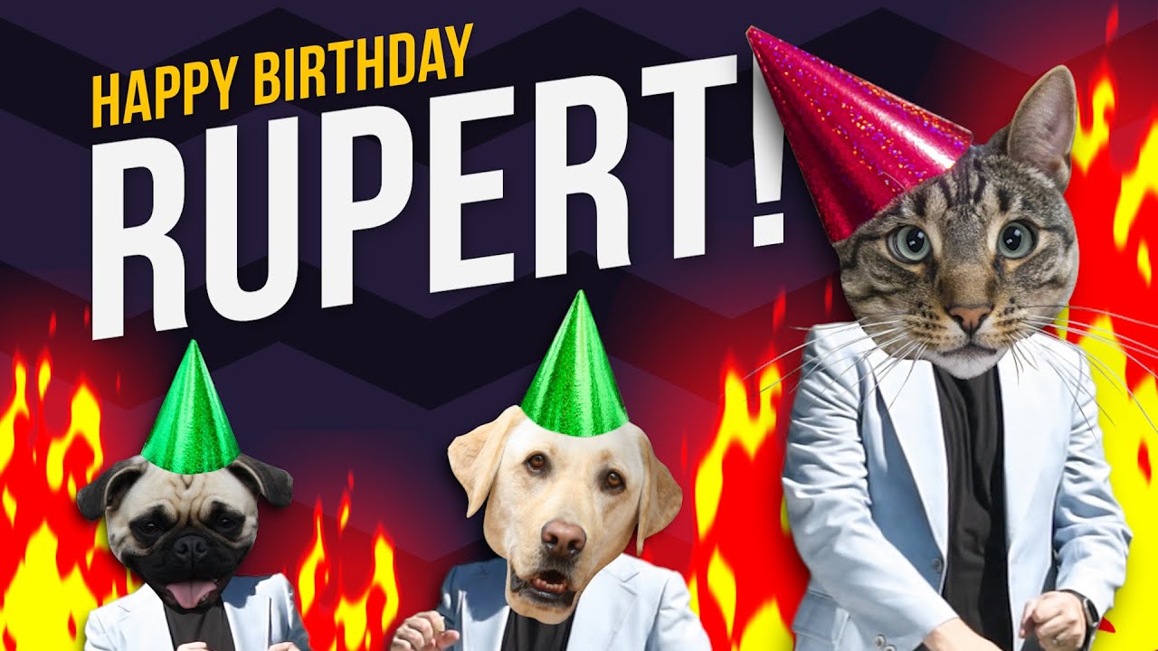 Happy Birthday Rupert - Its time to dance! - YouTube