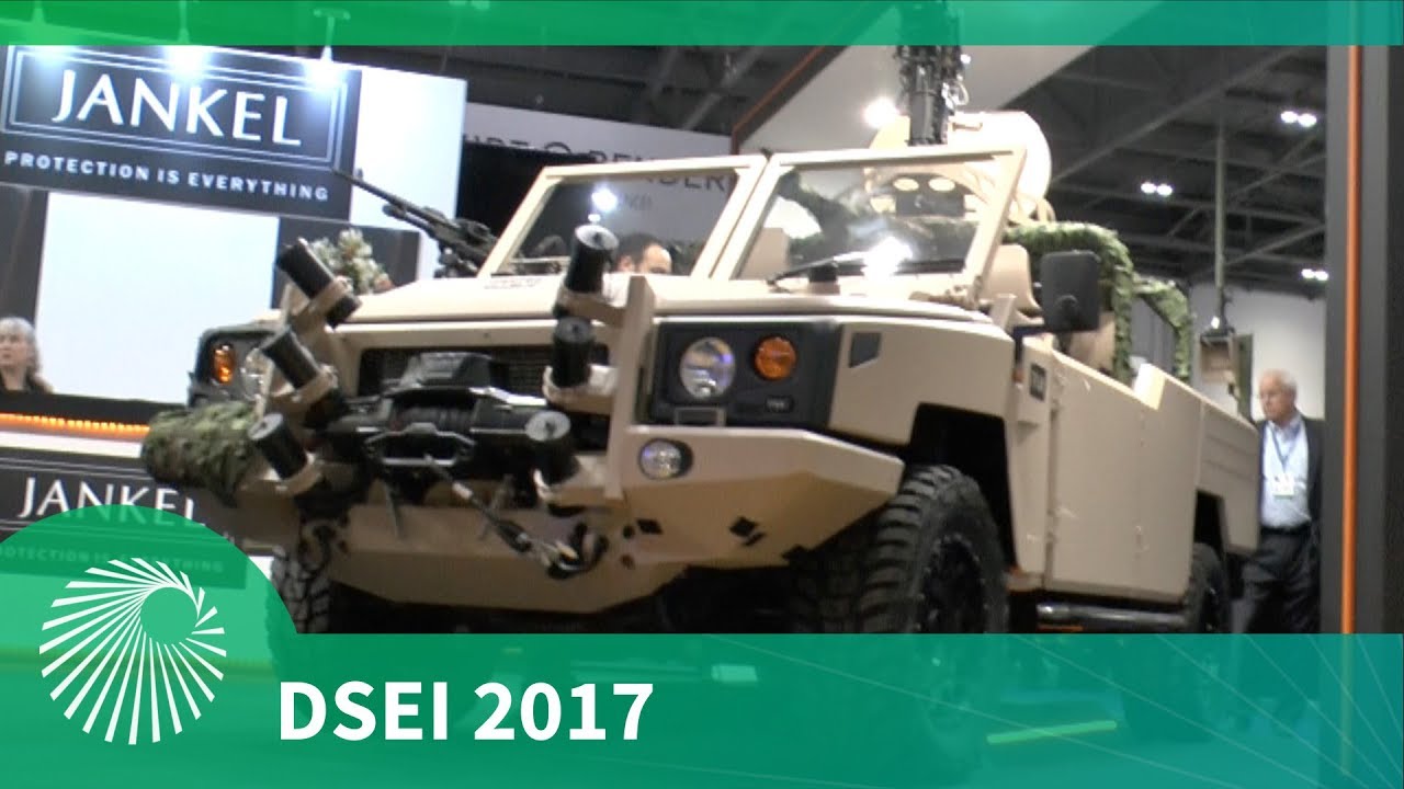 DSEI 2017: Jankel unveils the Fox RRV-x - YouTube