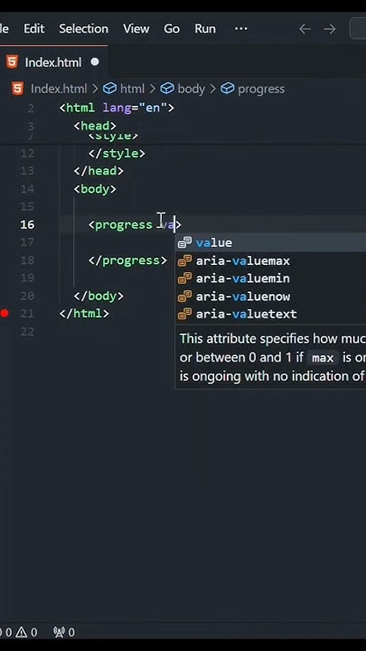 Html Progress Bar π» Html Codewithimraan Webdevelopment Youtube