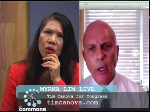Myrna Lim interviews Tim Canova for Congress against Debbie Wasserman Schultz - YouTube