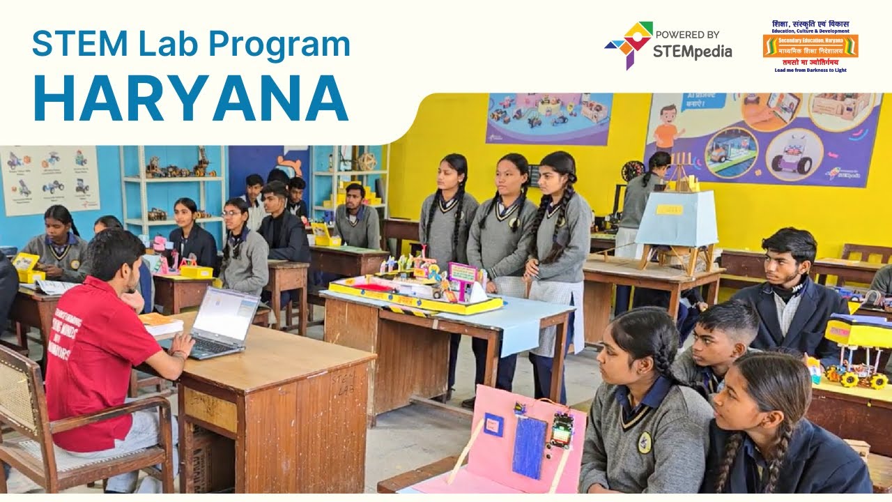 STEM Lab Haryana | From Classrooms to Innovation with Coding, AI and Robotics - YouTube