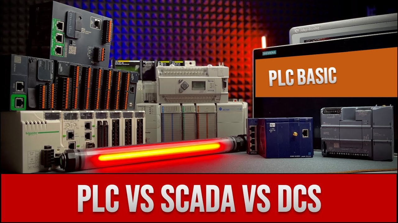 PLC BASICS | PLCS VS SCADA VS DCS - YouTube PLC BASICS | PLCS VS SCADA VS DCS - YouTube