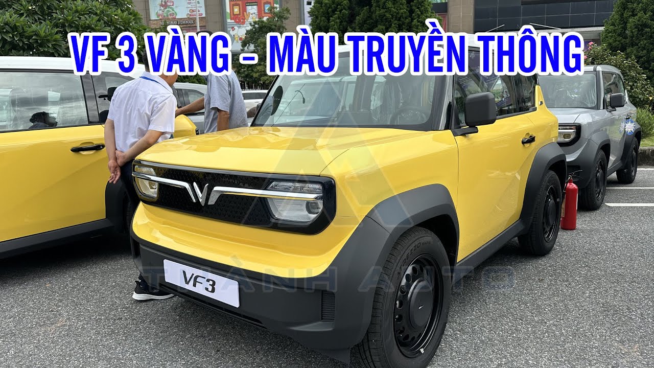 VF 3 màu Vàng Nóc Trắng - Màu truyền thông của VinFast VF 3 đẹp như thế ...