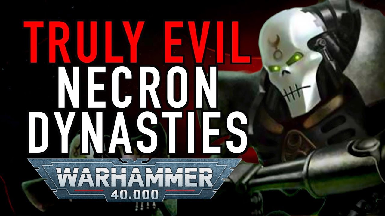Necron Dynasties Part I Warhammer 40k Lore #necron - YouTube