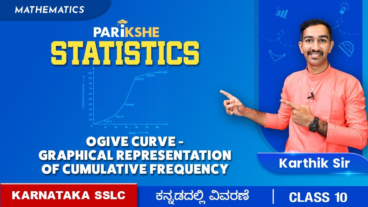 Statistics - 05 | Graphical Representation of Cumulative Frequency ...