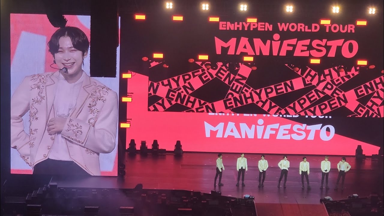 ENHYPEN World Tour MANIFESTO in Manila 230205 | Ment, ENGENE bong wave ...