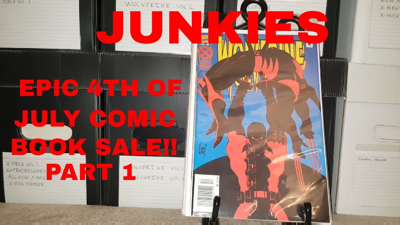 EPIC 4TH OF JULY COMIC BOOK HAUL PT. 1!! FILL A SHORT BOX $50 - YouTube