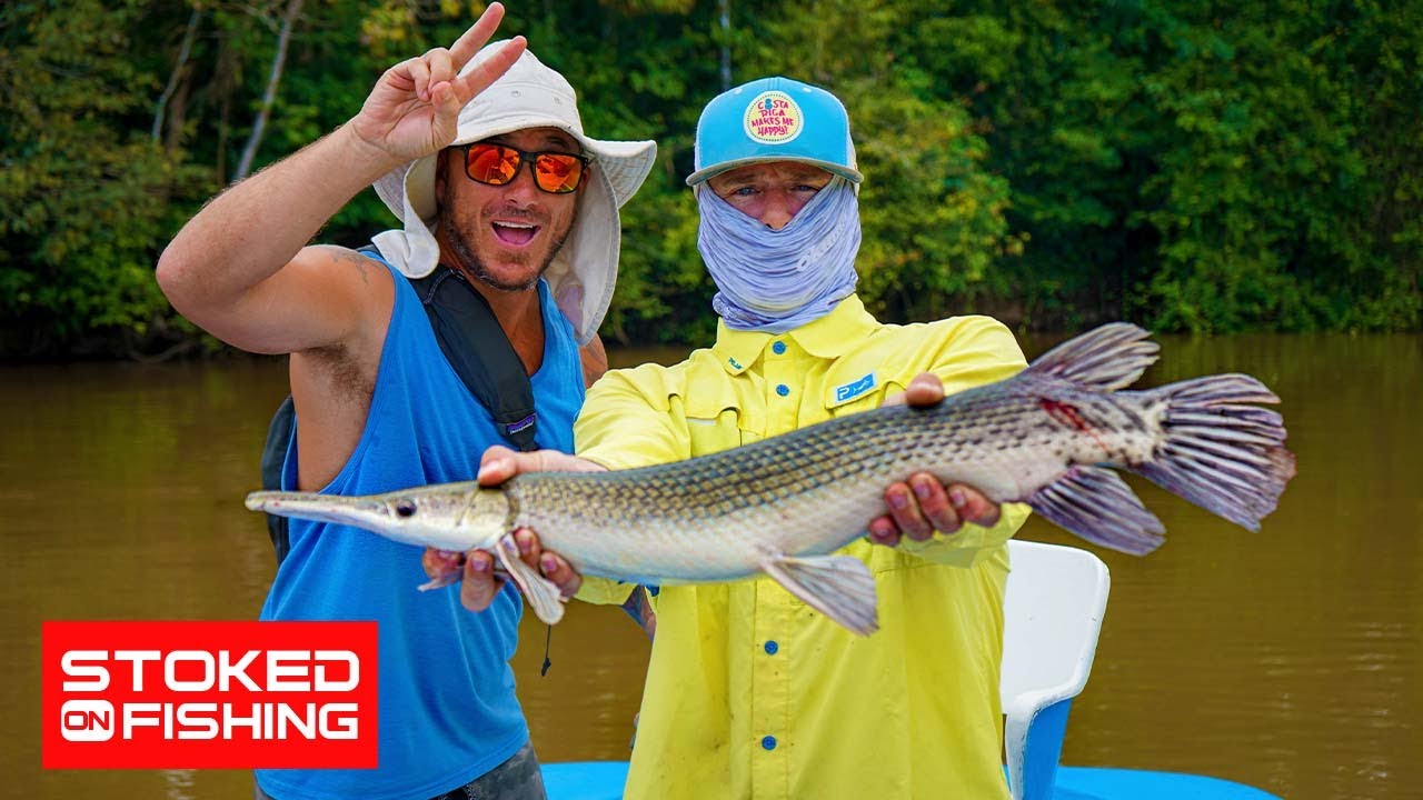 First Time Gaspar Fishing in the Caño Negro - YouTube