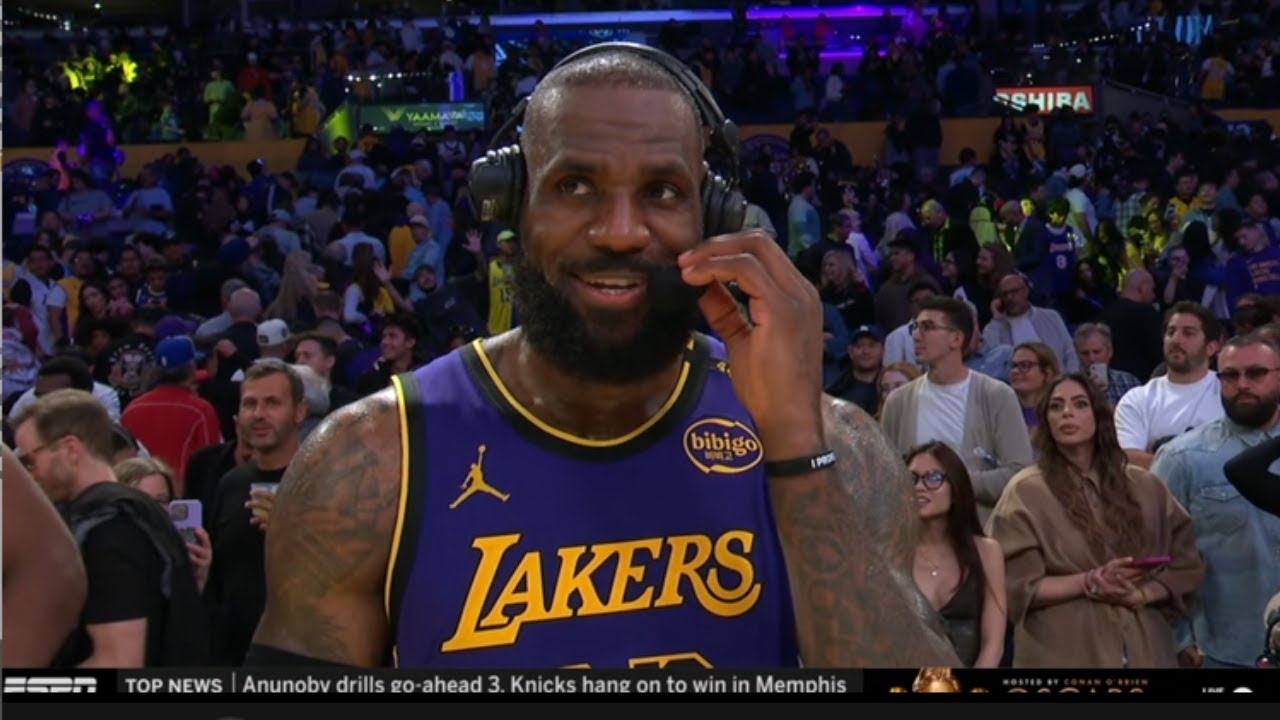 LeBron James in SHOCK after catching up with Old Freind on air! Reacts ...