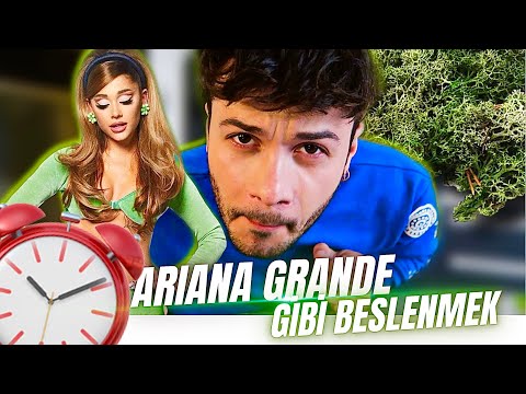 24 SAAT ARIANA GRANDE GİBİ BESLENDİM! 🌳