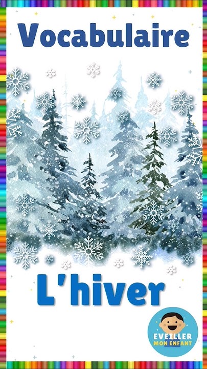 Vocabulaire : L'hiver || Français #eme #français #hiver #vocabulaire ...