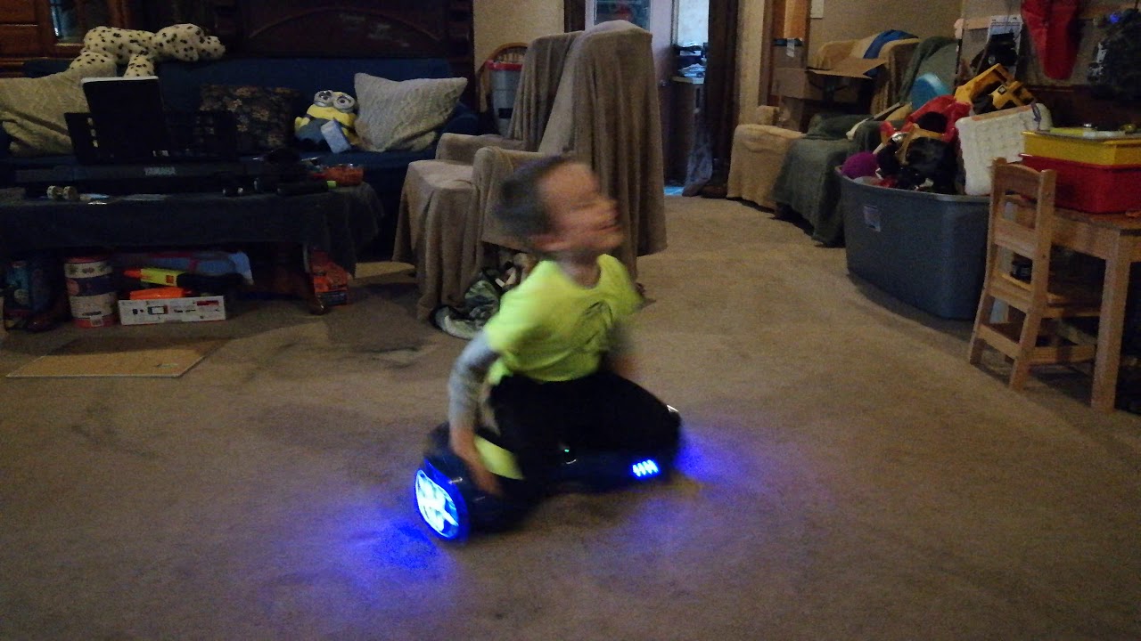 Spinning Danny on hoverboard. - YouTube