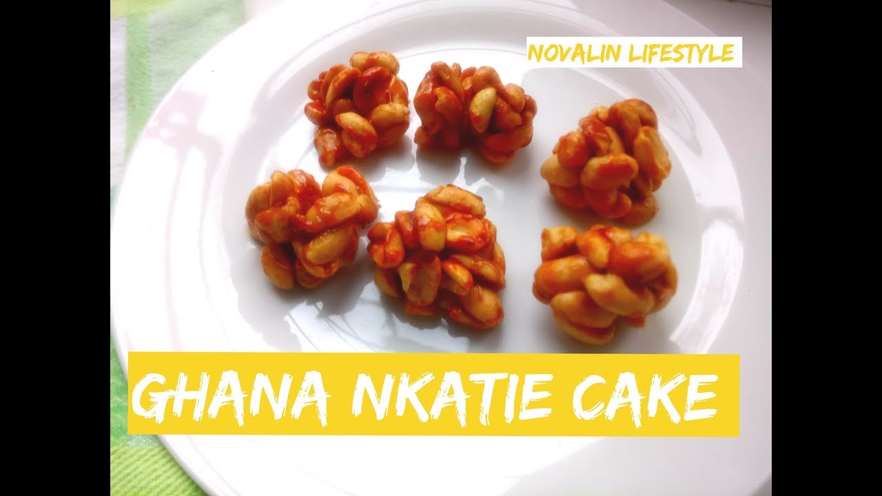 HOW TO MAKE GHANA NKATIE CAKE🇬🇭 /CRUNCHY PEANUT SNACK 🇬🇭 - YouTube
