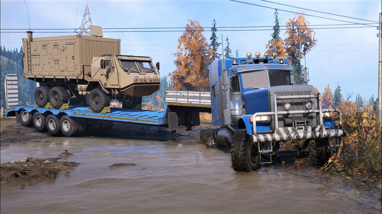 SnowRunner - Peterman 3790 6x6 Low Loader Trailer Offroad Transport RNG ...