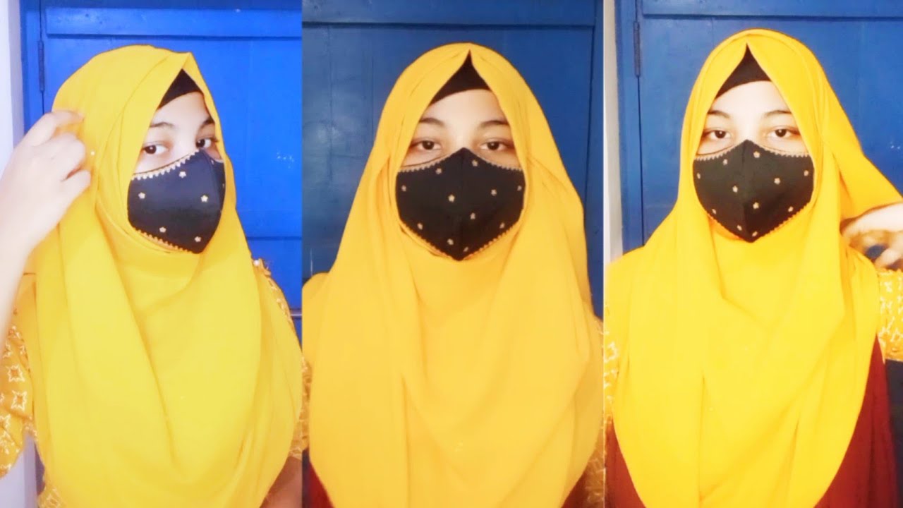 Simple Hijab Style For College | Beautiful hijab tutorial | Hijab Style ...