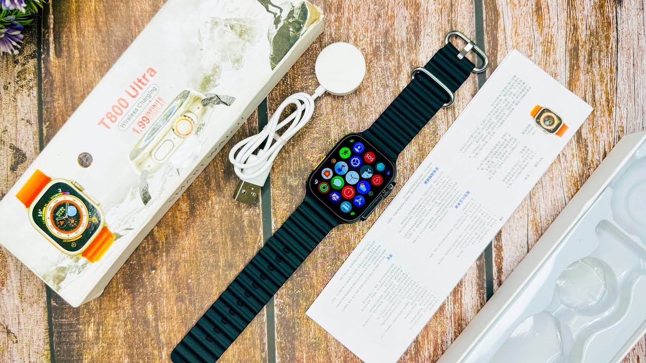 New T800 Ultra Smart Watch with 1.99 inch Infinity display! - YouTube