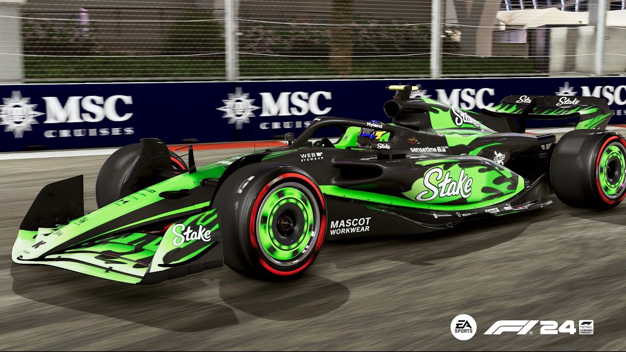 [F1 24] Stake F1 Team Kick Sauber C44 @ Las Vegas (Special Livery ...