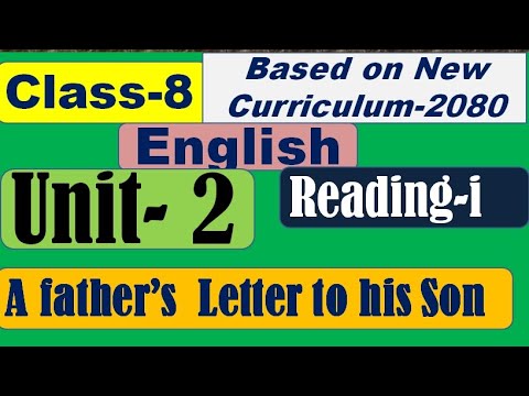 Class 8 English Unit 2 // Grade 8 English unit 2 Reading i - YouTube