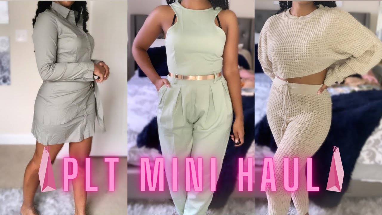 PRETTY LITTLE THING MINI SHOPPING HAUL | TRY ON HAUL 2020 - YouTube