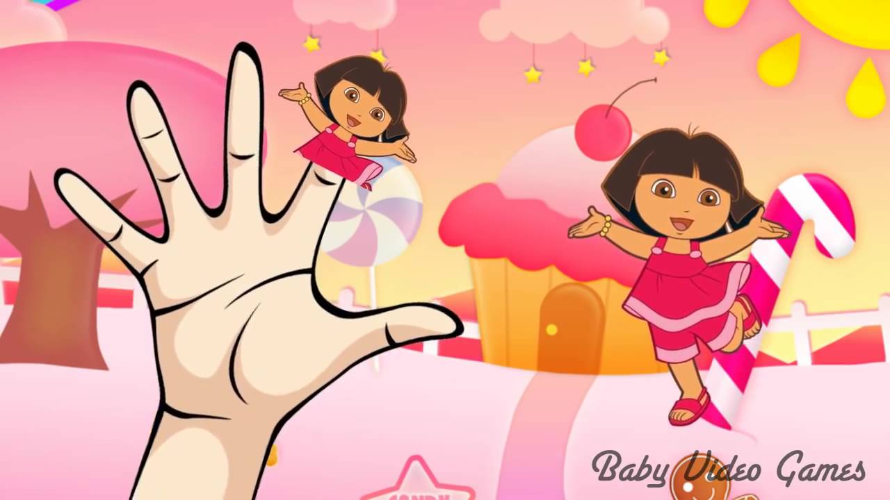 Dora Nursery Rhyme for Children Finger Family Preschool Songs - YouTube