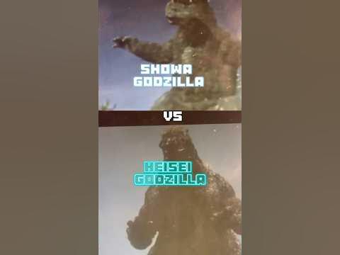 Showa Godzilla VS Heisei Godzilla - YouTube