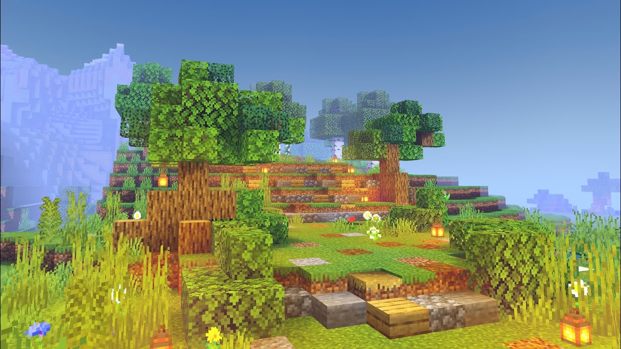 How to make the Minecraft Landscape Better || Plains (Easy) - YouTube