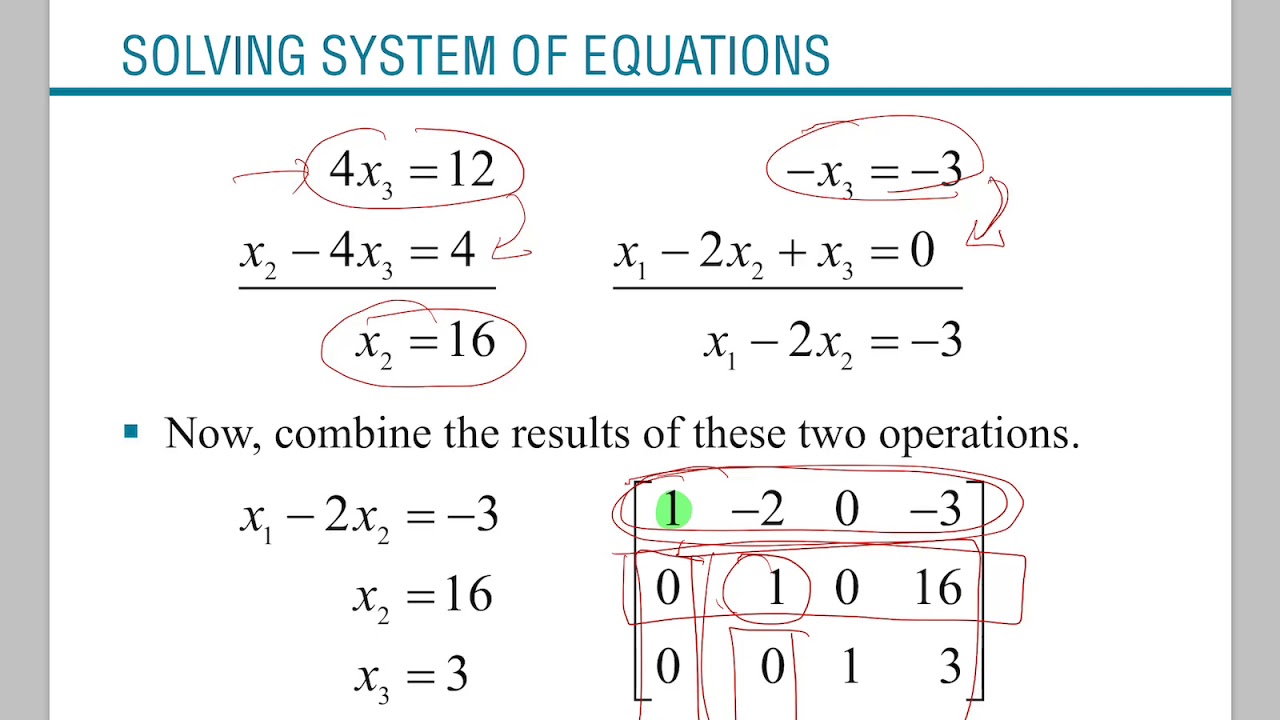 Linear Algebra Lecture 02 (180308) - Ch1.2: Row Reduction and Echelon ...