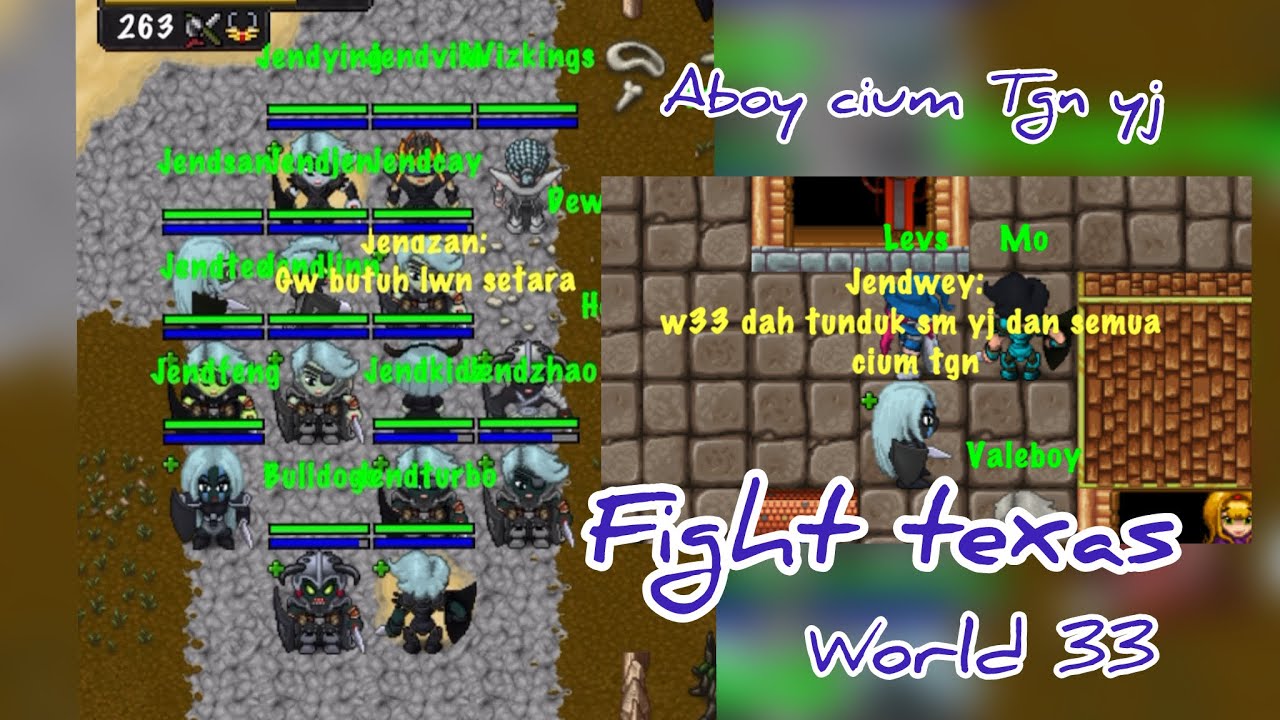 TibiaME • Fight or Surrend ? • Where PvP Player W33 ??? • YJ need PVP !!! • - YouTube