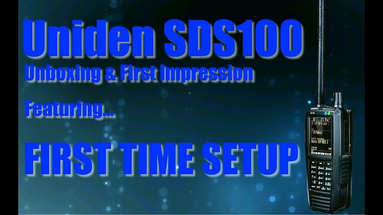 SDS100 Unboxing & First Time Setup & Use - YouTube