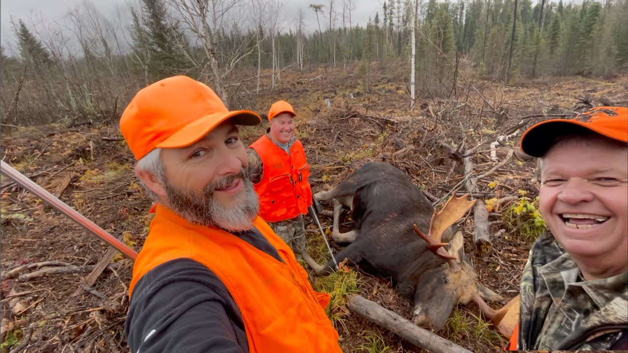 MOOSE RIFLE HUNT WITH FATHER AND SON 2022- SHORT HUNTING TRIP - YouTube