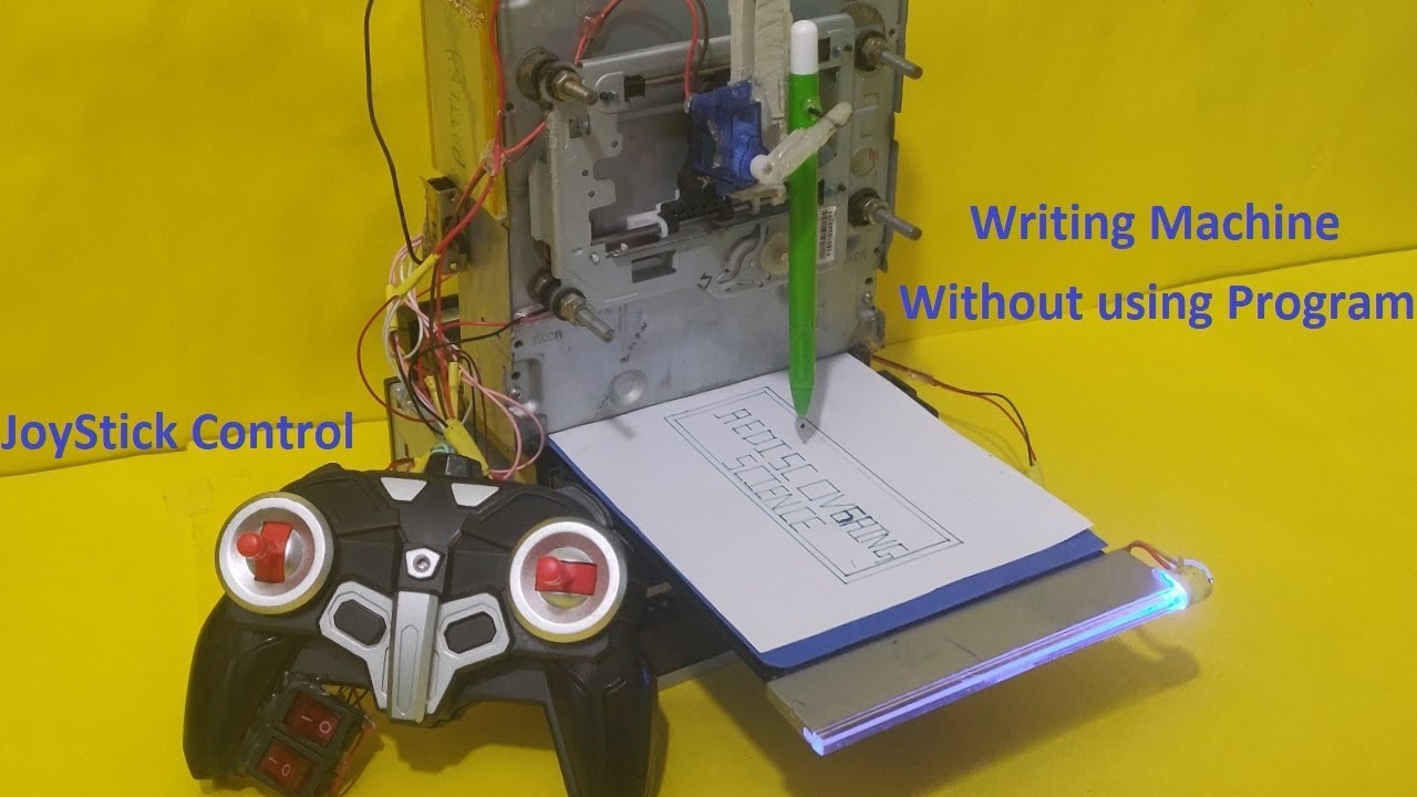 How To Make Writing Machine Without Using Program Crazy and Amazing I ...