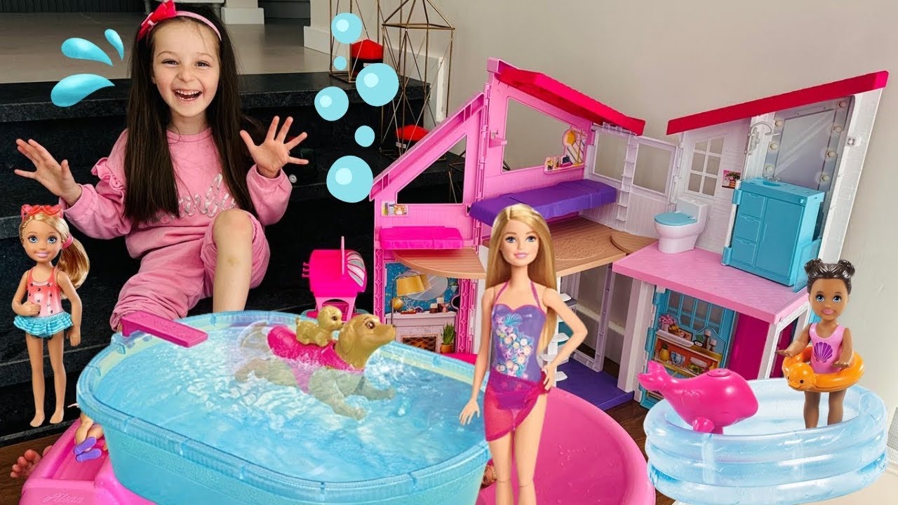 ADA İLE BARBİE EVİ KURUYORUZ! Barbie ve Chelsea Evcilik Videosu@Barbie ...