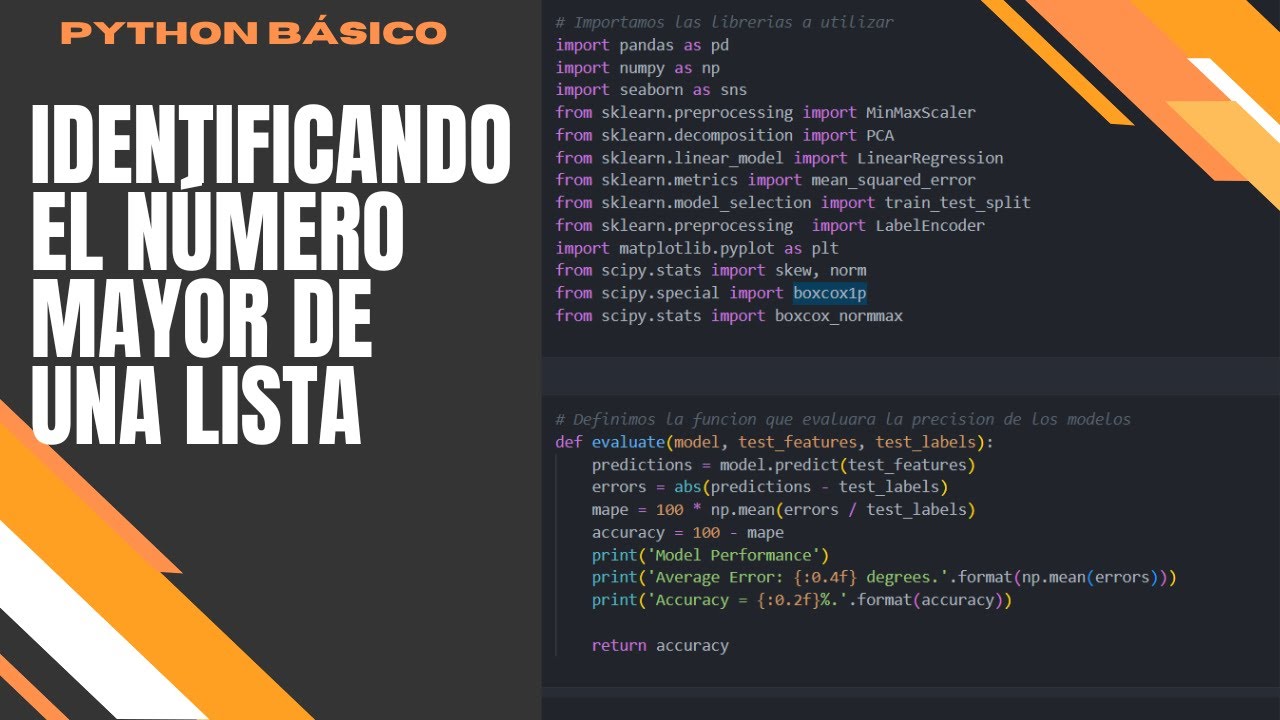 Ejercicios básicos de Python: identificando el número mayor de una ...