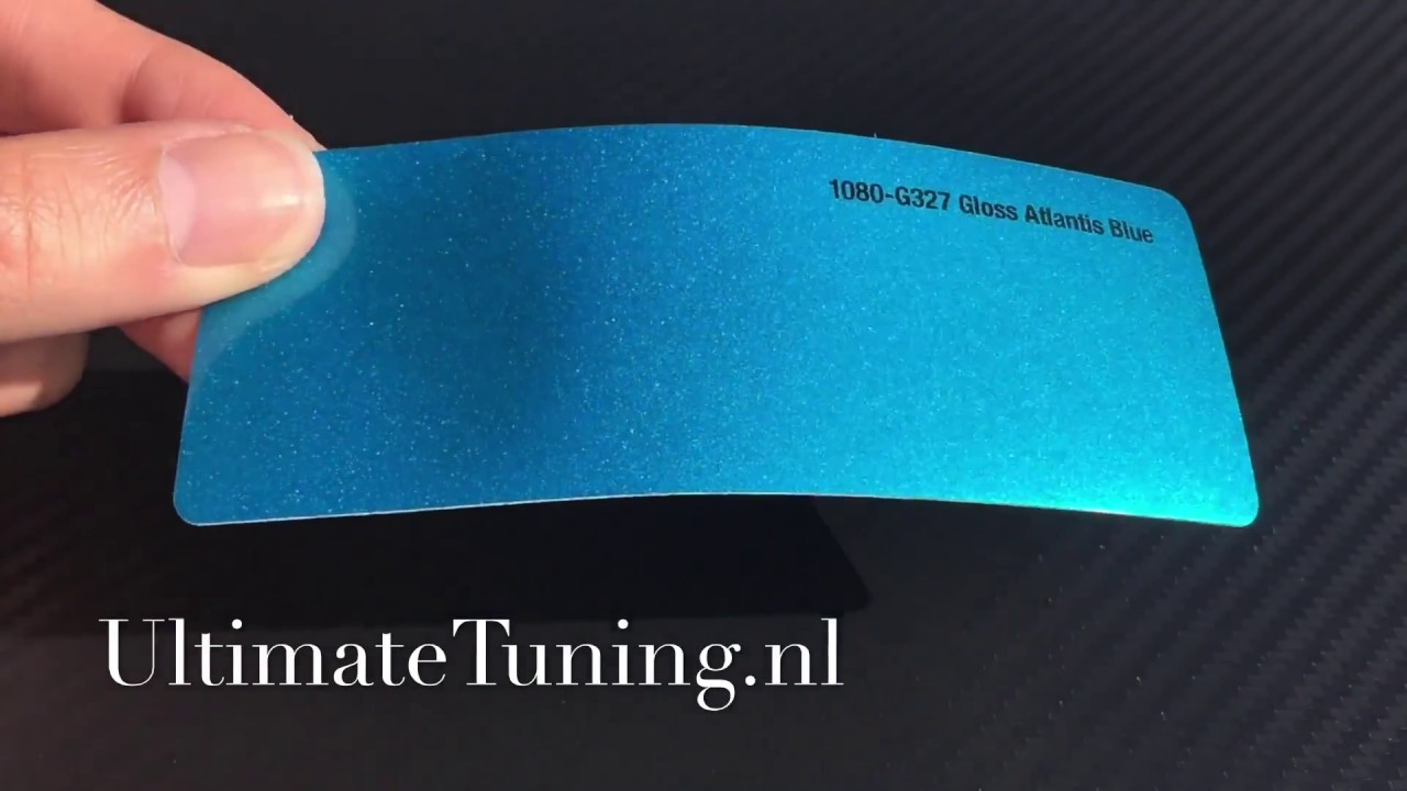 3M 1080 G327 Gloss Atlantis Blue Metallic UltimateTuning.nl - YouTube
