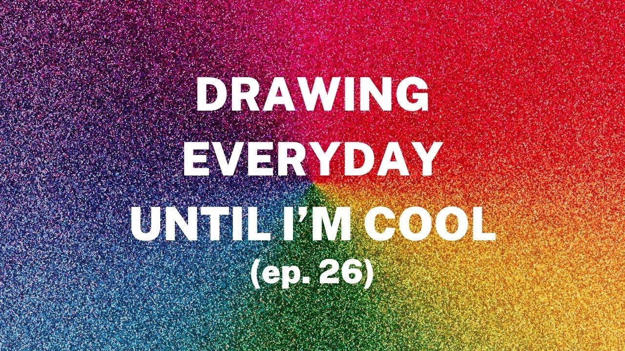 somber (like my soul) blue landscape color study- drawing everyday ...