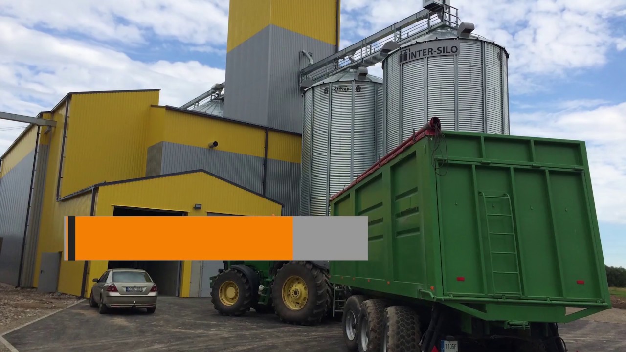 Industrial grain storage plants - YouTube