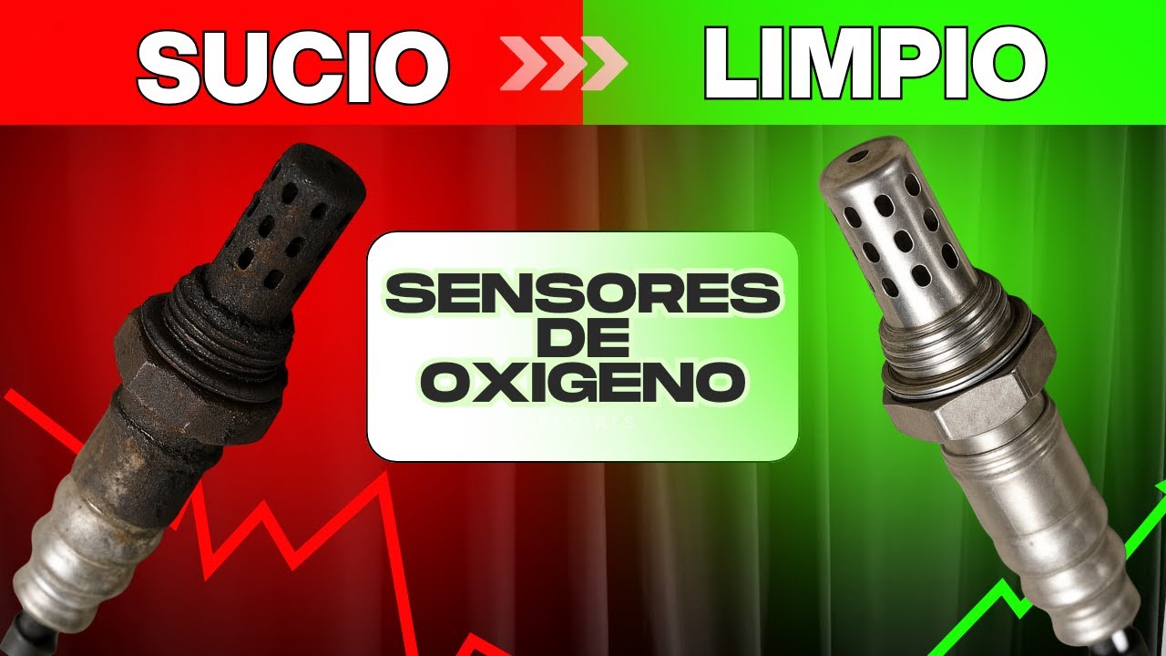 Como Limpiar y Quitar los Sensores de Oxigeno I Antes y Despues del ...