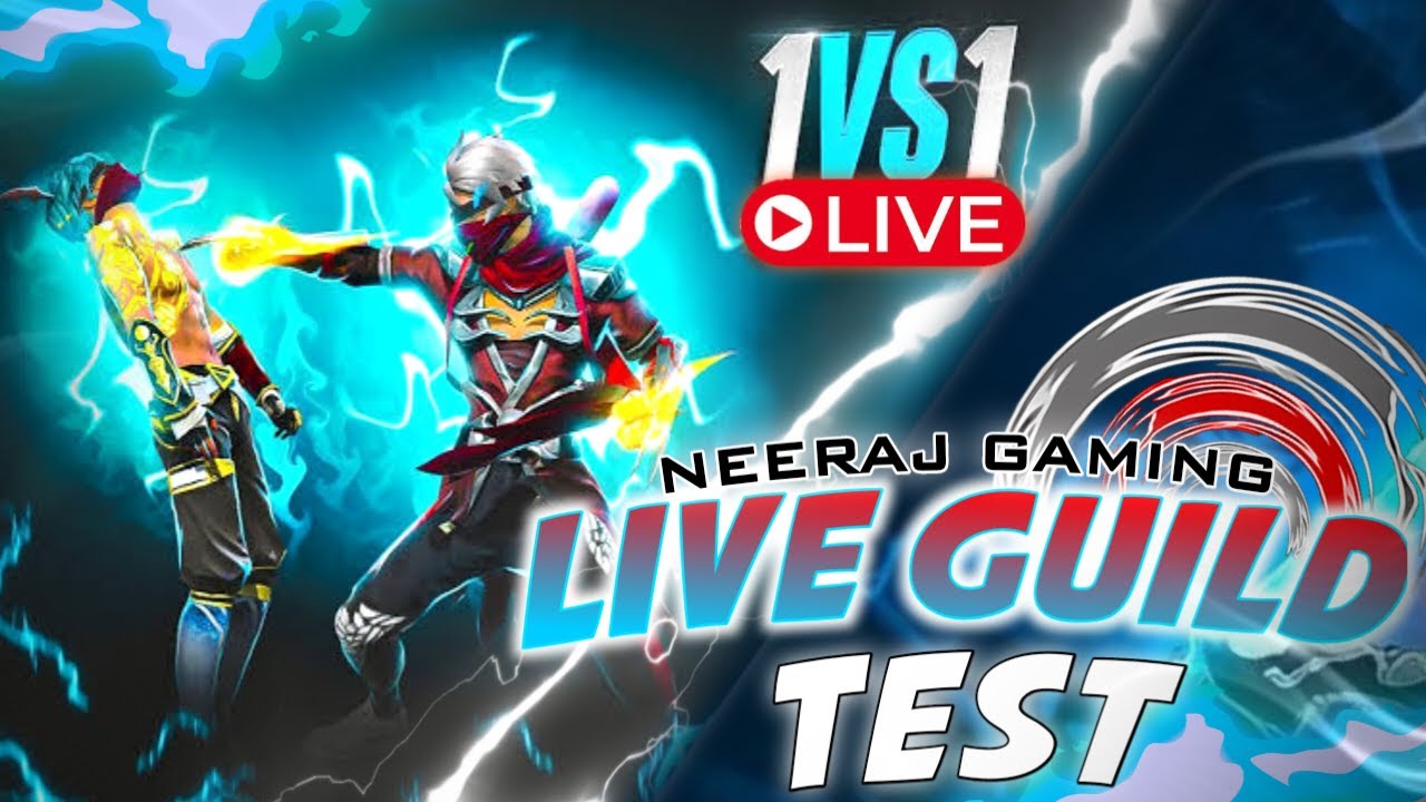 👀NEERAJ GAMING IS LIVE🔥FF LIVE GUILD TEST | FF LIVE 👽 #nonstopgaming # ...