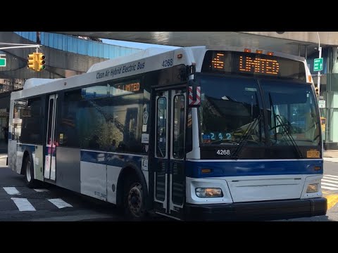 MTA NYC Bus Orion VII NG Hybrid #4268 M5 LIMITED - YouTube