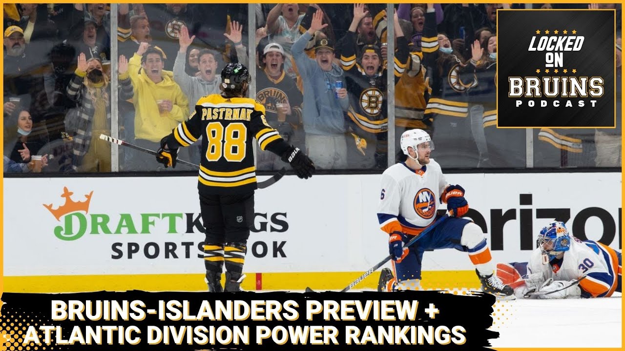 Bruins-Islanders preview + Atlantic Power Rankings - YouTube