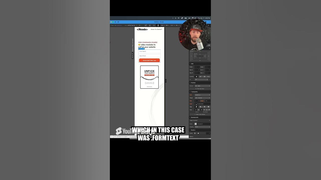 How-To: Dynamically Change Webflow Form Button Text with CMS | Website Alchemy for Entrepreneurs ...